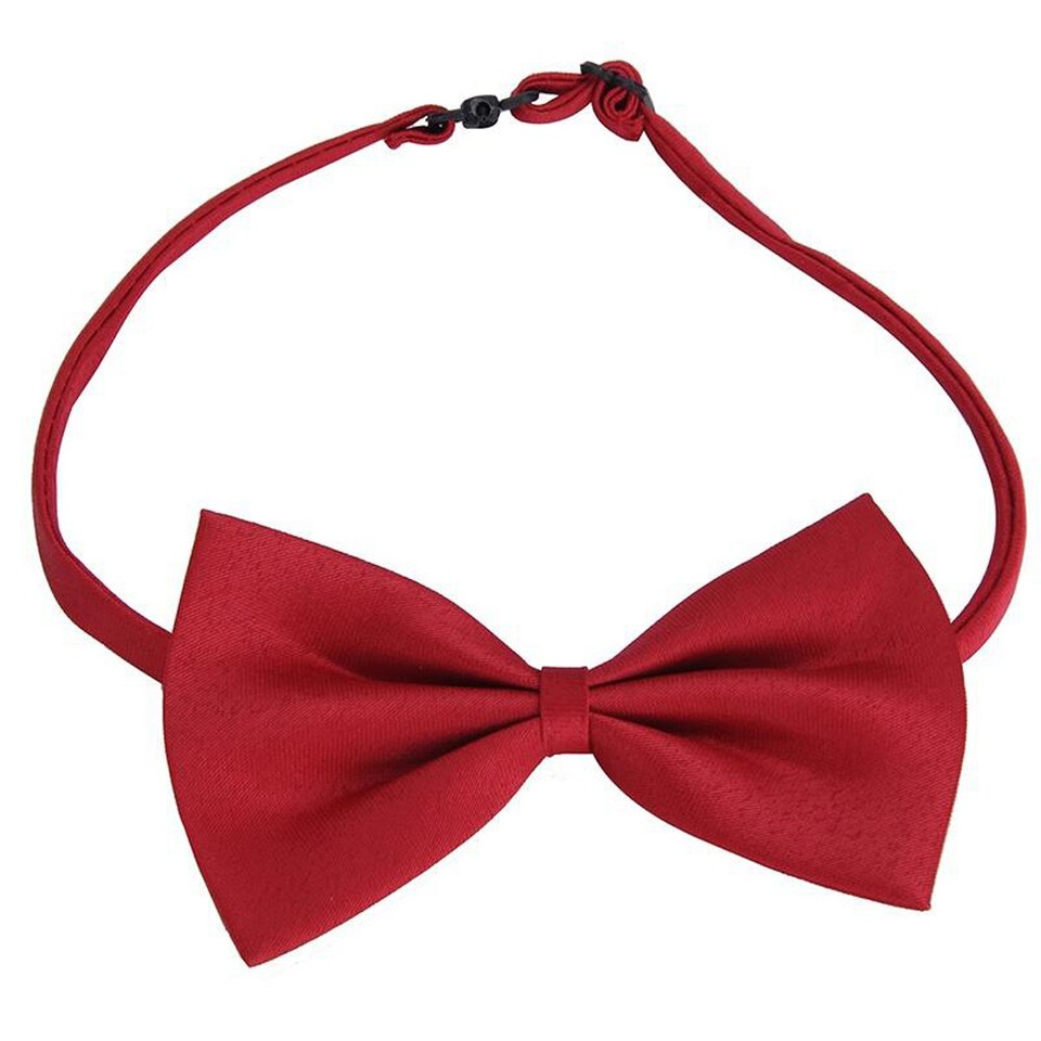 Dog Cat Bow Tie Solid Color Bowknot Cute Adjustable Puppy Kitten ...