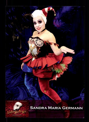 Sandra Maria Germann Liebe stirbt nie Autogrammkarte Original ## BC ...