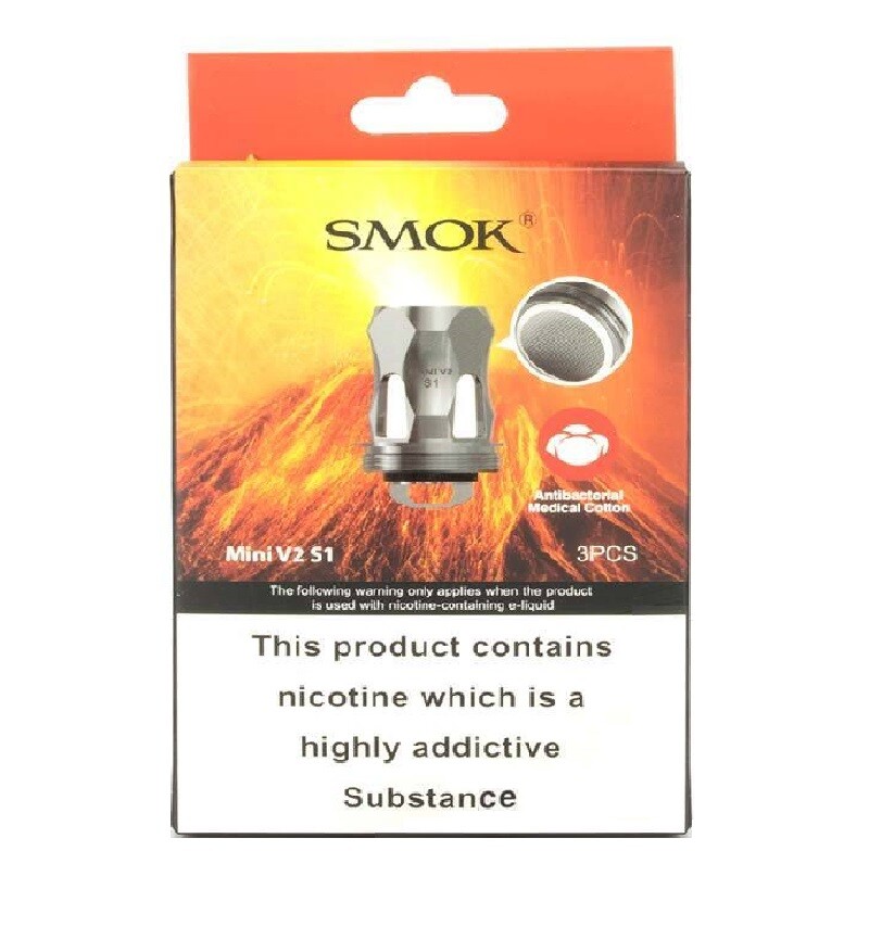 SMOK TFV8 BABY MINI V2 S1 0.15 ohm MINI V2 S2 0.15 ohm COILS AUTHENTIC ...