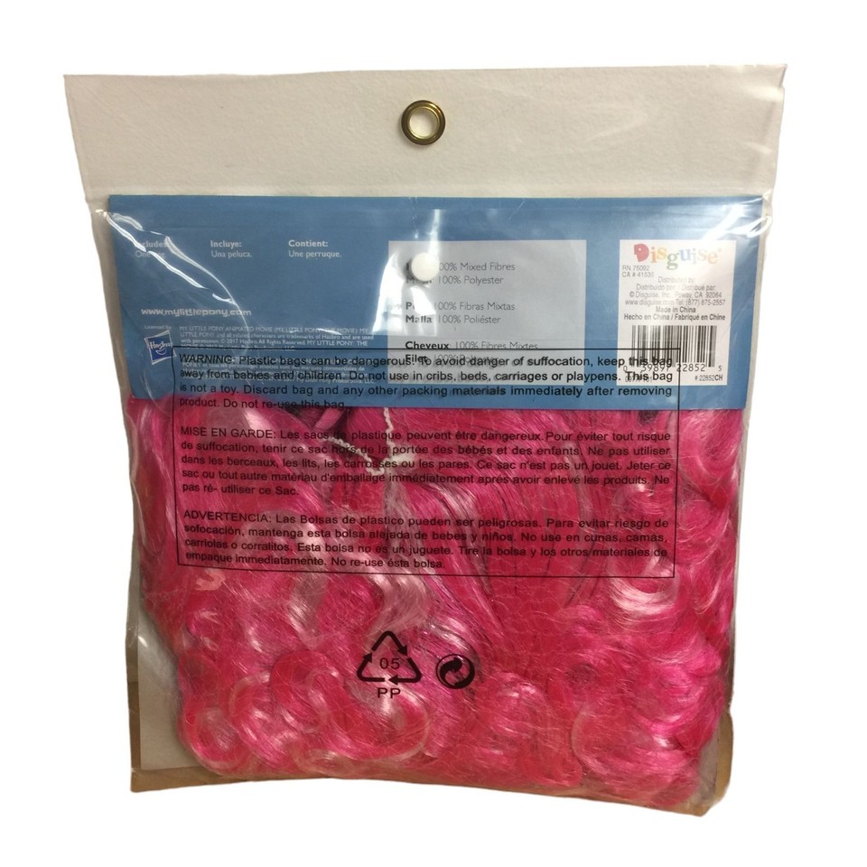 MY LITTLE PONY The Movie PINKIE PIE Child's Wig | eBay