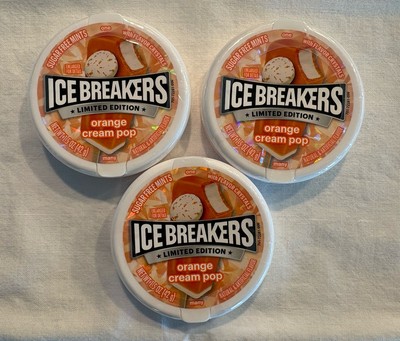 Ice Breakers Orange Cream Pop Mints Discontinued Limited Edition 3 Pack ...