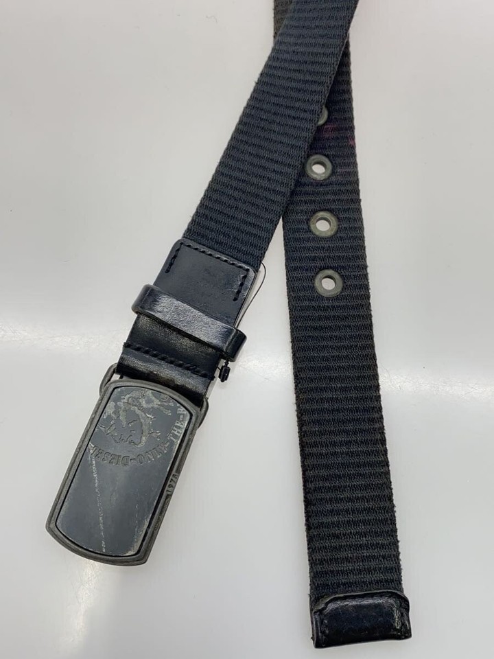 DIESEL Belt Solid Black Men's | eBay