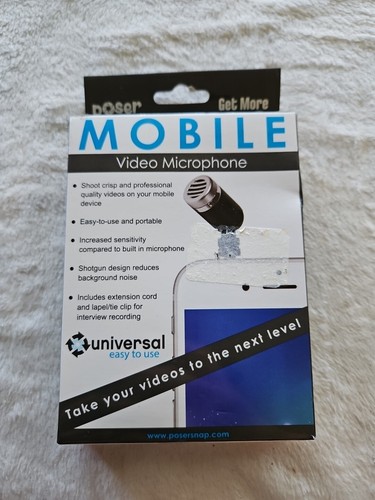 Poser Snap (98533) Mobile Video Microphone Set Extension Cord - No App ...