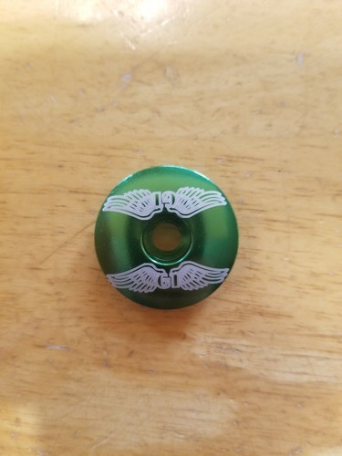 GT Wings BMX Repop Bicycle Headset Top Cap 1 1/8" Green Stem Cap Bike ...