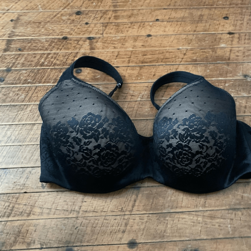 Soma black 34DD lace Stunning Support Balconette bra - Gem