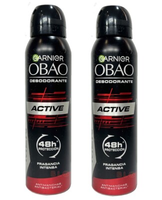 Garnier OBAO Deodorant ACTIVE Fragrant Scented Deodorant Anti-Stain ...
