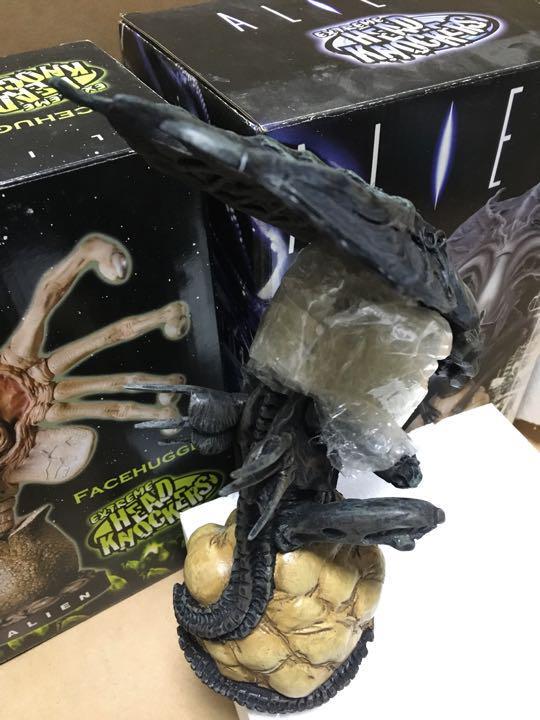 NECA Alien Extreme Head Knockers Alien, facehugger, Aliens queen Figure ...