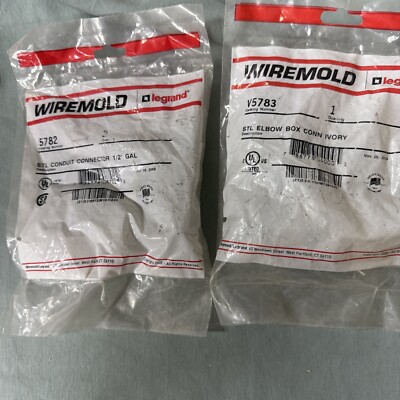 Wiremold 5782 Conduit Connector 2 Count (V5783 not included) D17 | eBay