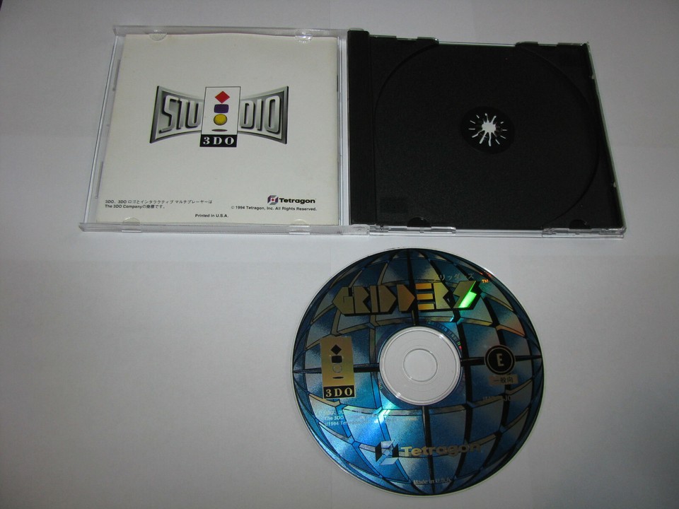 Gridders Japanese version 3D Cubic Action 3DO Japan import US Seller | eBay