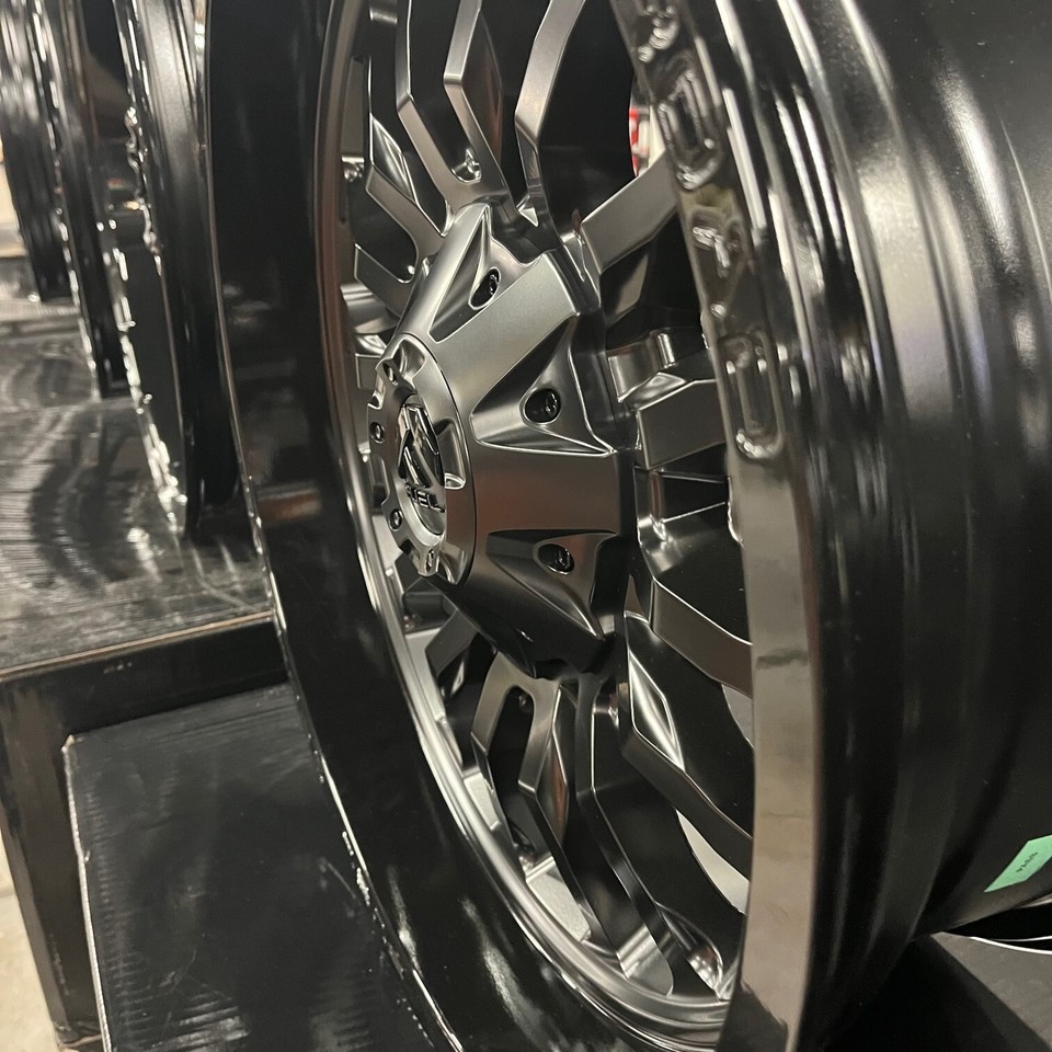 4 New Fuel D796 Arc 20" Blackout 20x9 8x170 +1mm Wheels Rims Ford F250 ...