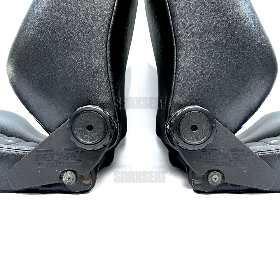Authentic Recaro LXB Black Retro Ambala Leather Seat | Cloth | Racing ...