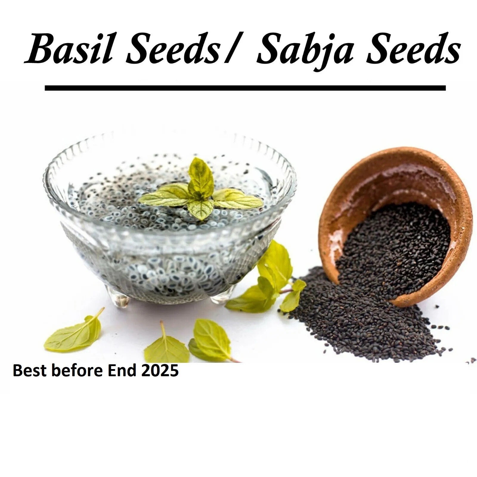 100g BASIL SEEDS TUKMARIA SUBJA SUBZA DESSERT FALOODA FREE FAST UK ...