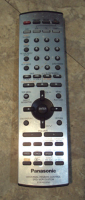 Panasonic (EUR7623X50) Universal TV/DVD/VCR Remote Control w/ Battery ...