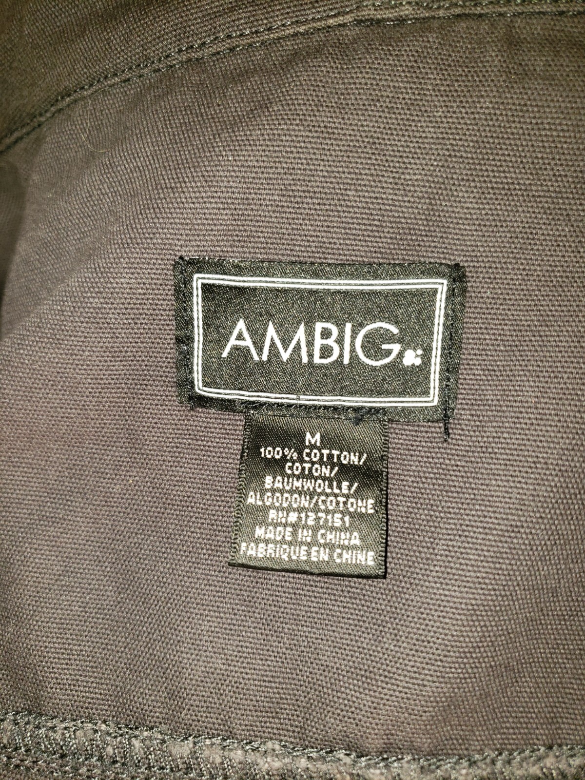 AMBIG/Ambiguous Mens medium M zip-out hood Army Jacket Combine ship ...