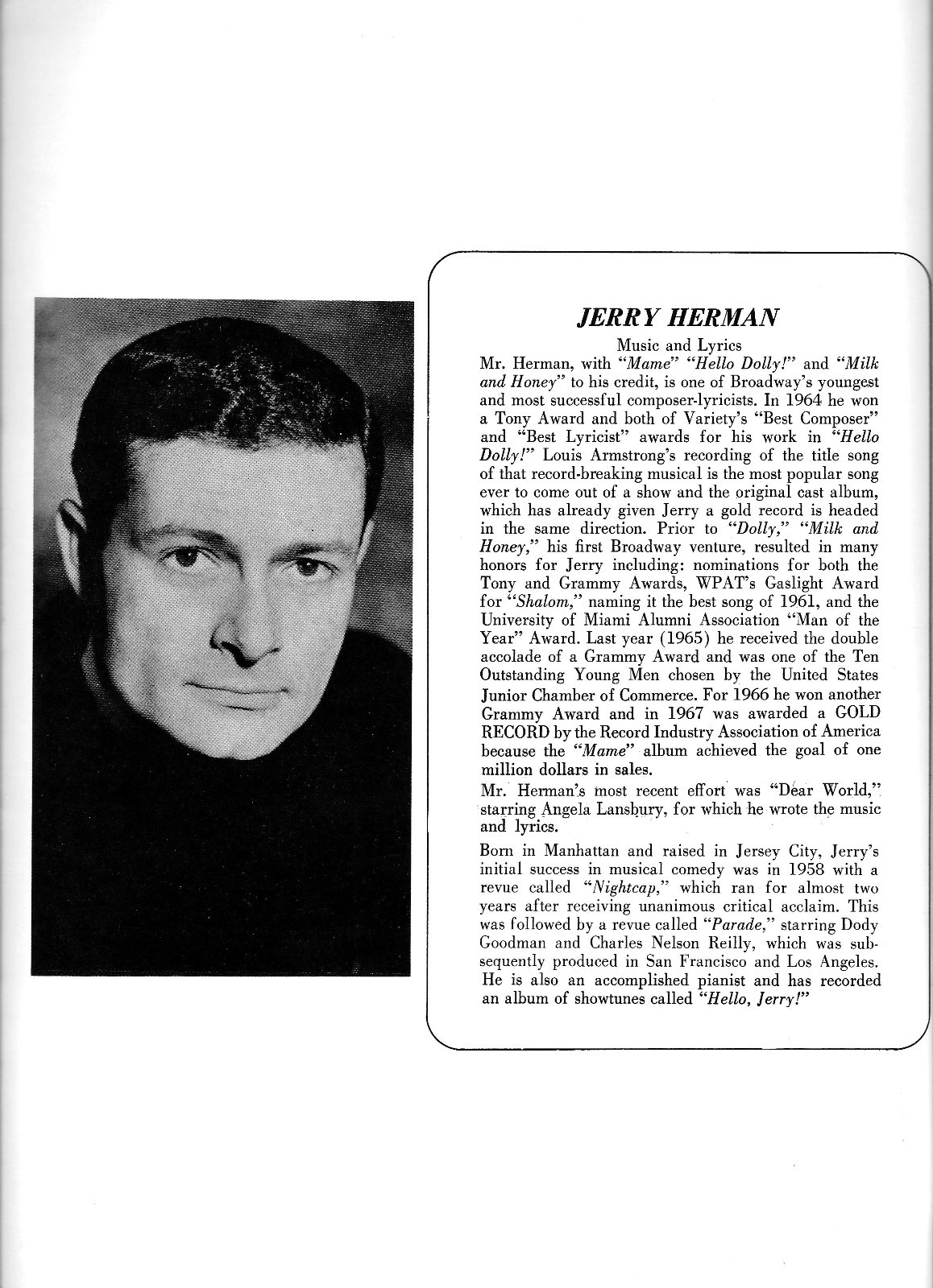 Ann Miller "MAME" Jerry Herman / Helen Gallagher 1969 Broadway Souvenir ...