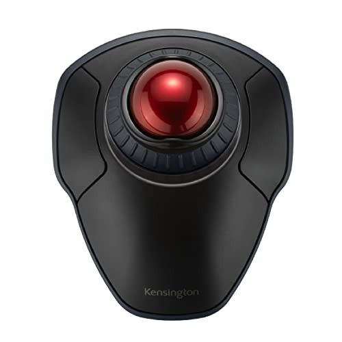 [New] Kensington Orbit Wireless Trackball with Scroll Ring Black Red ...