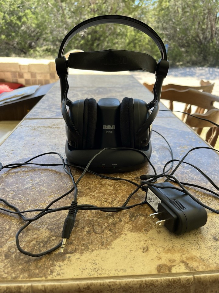 RCA WHP141 Stereo Wireless Headphones 900mhz w/ Power Adapter | eBay
