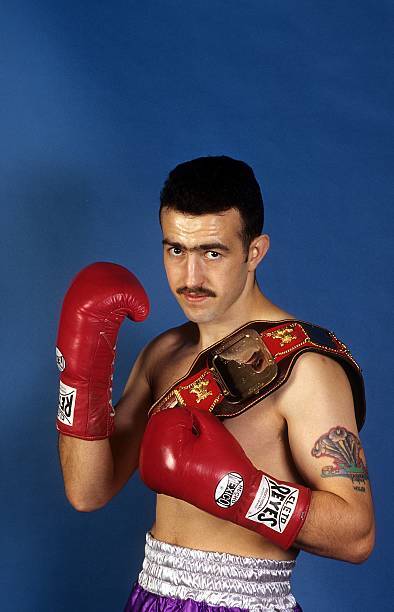 John T Williams Poses With His Belt OLD BOXING PHOTO 1 | eBay