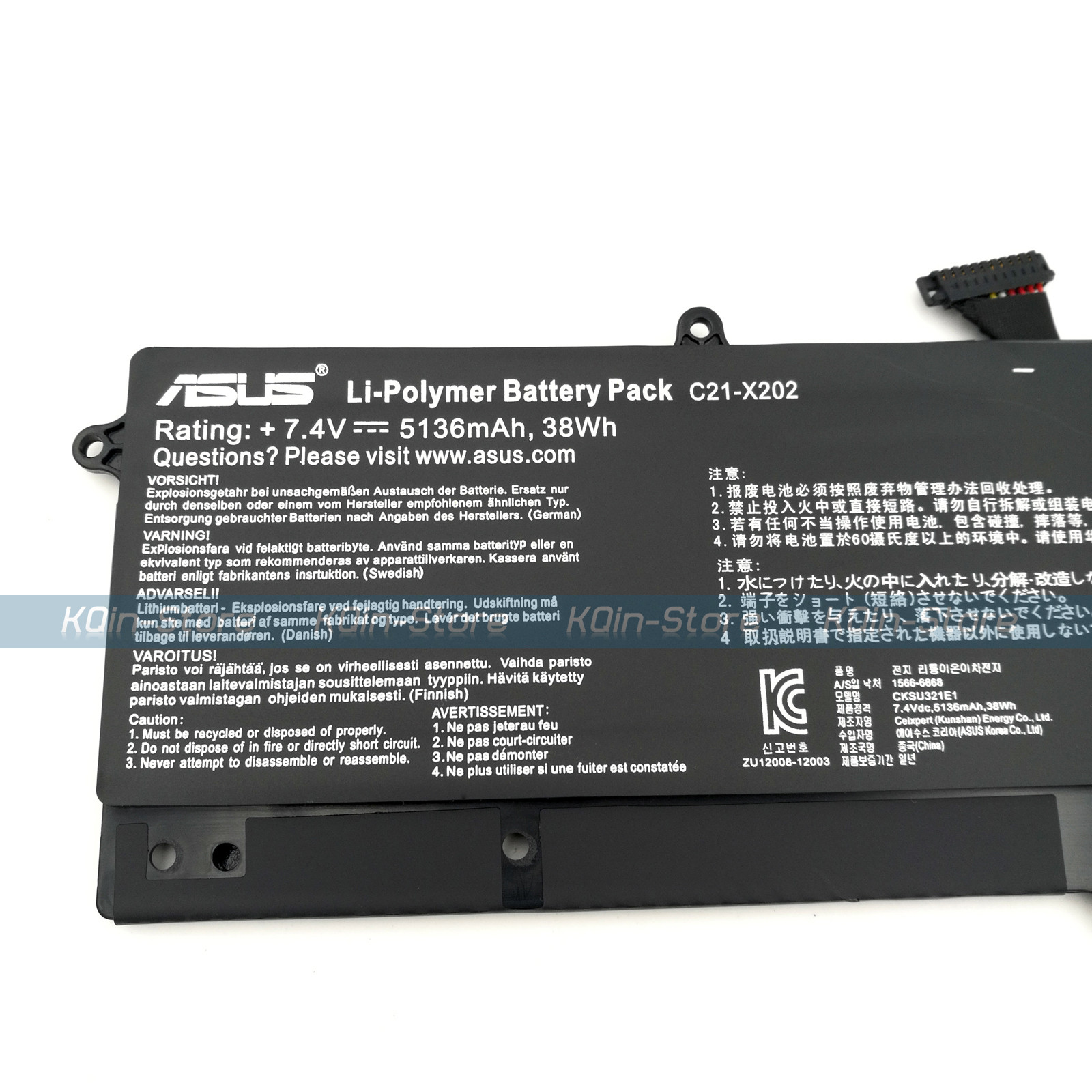 Genuine Battery for Asus VivoBook X201 X201E X202 X202E S200 S200E C21 ...