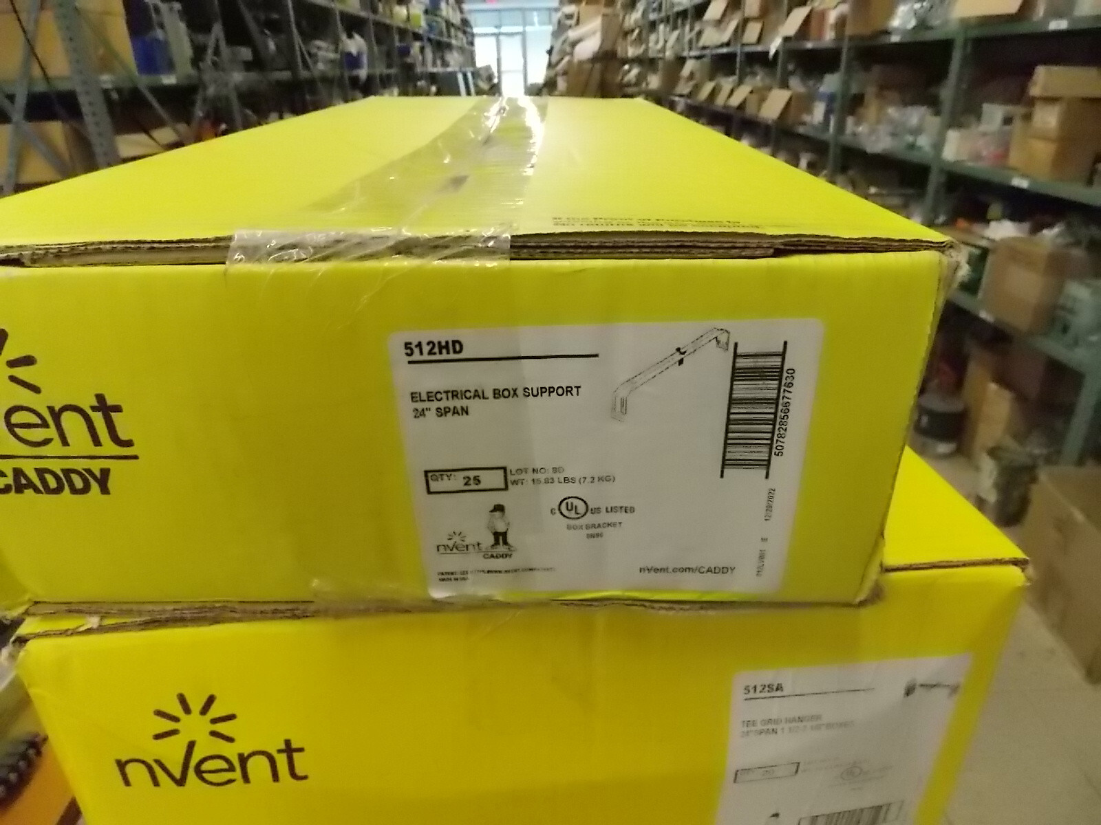 New Box of 25 nVent Caddy 512HD 24" Electrical Box Support Hangers Z3 ...