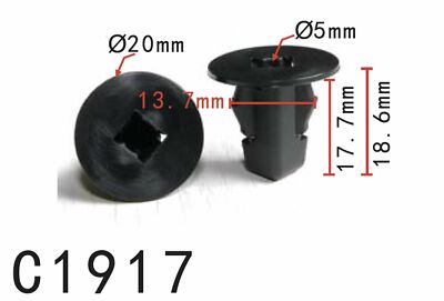 20pc Fit TOYOTA Tundra Rear Fender Panel-Bed-Wheelhouse Liner Grommet ...