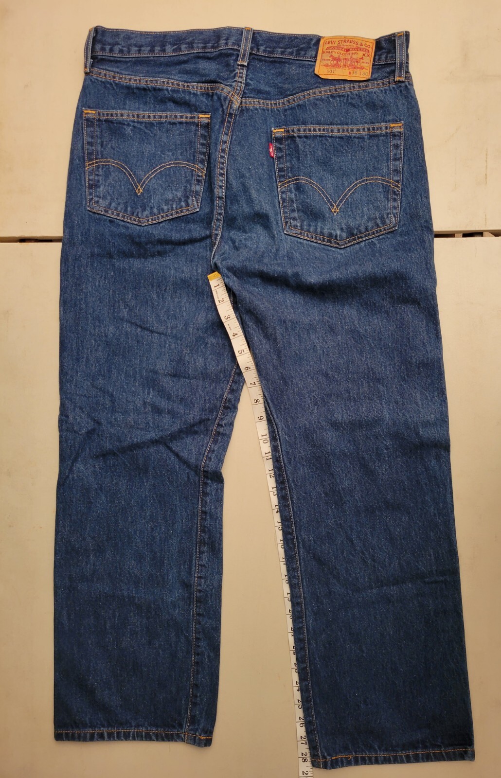Vintage Levi's 501 XX Blue Denim Jeans Men 36x30 34x2… - Gem