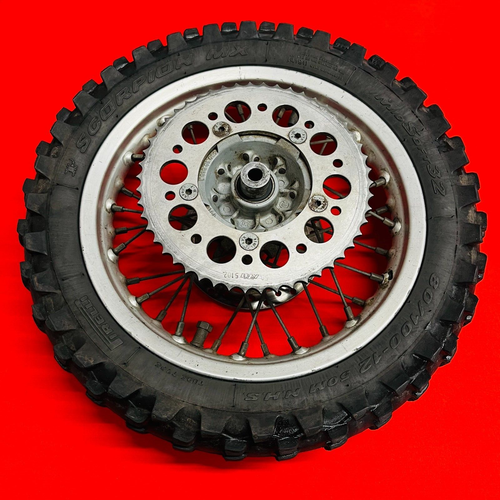 KTM65 REAR WHEEL COMPLETE 12" RIM TIRE OEM GENUINE KTM 65 SX (2003-2008 ...