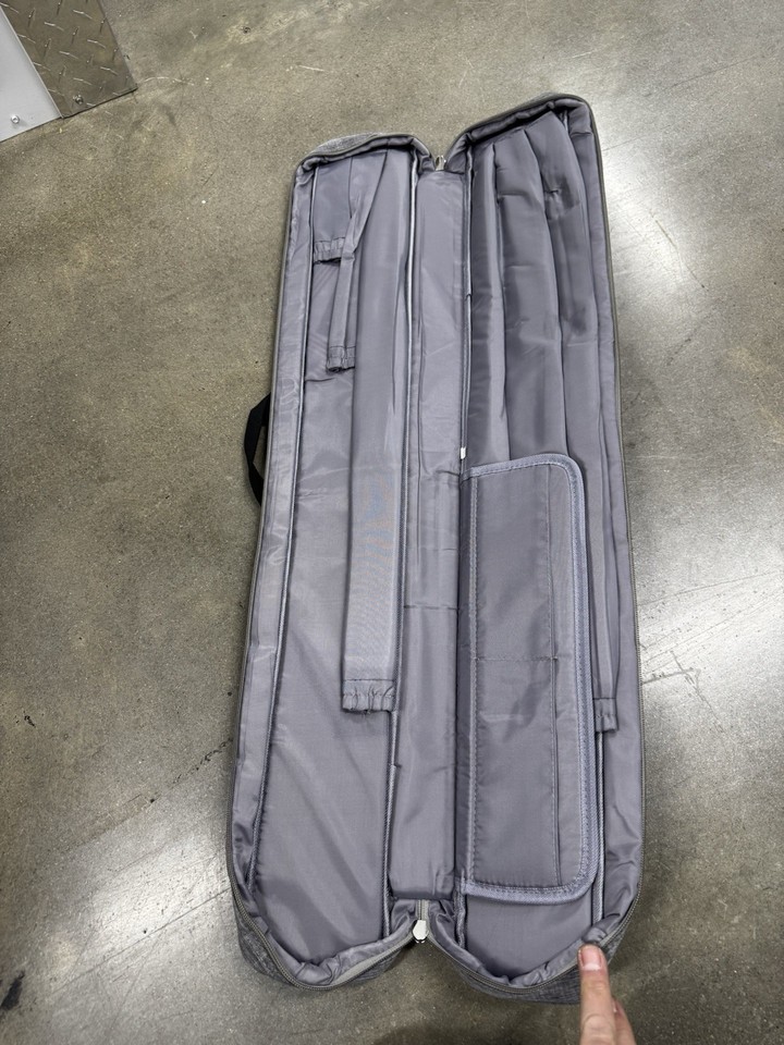 Pearson® 2x2 Grey Soft Pool Cue Case, Padded, Soft Case, Interior ...