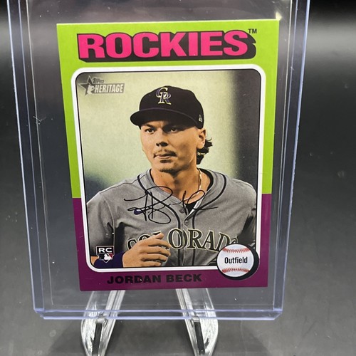 Jordan Beck 2024 Topps Heritage High Number MINI Rookie RC | eBay