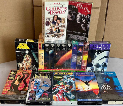 Lot (18) SCIENCE-FICTION/HORROR VHS TAPES Most SEALED EMPIRE STRIKES ...