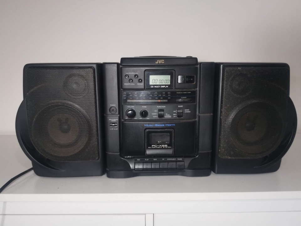 JVC PC-X55 Boombox / Ghetto Blaster CD Radio Cassette Vintage 1990s ...
