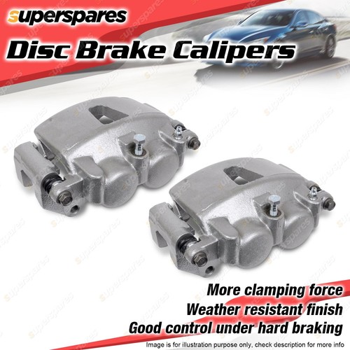 Front L+R Brake Calipers for Mitsubishi Challenger Pajero NH NJ NK NL ...