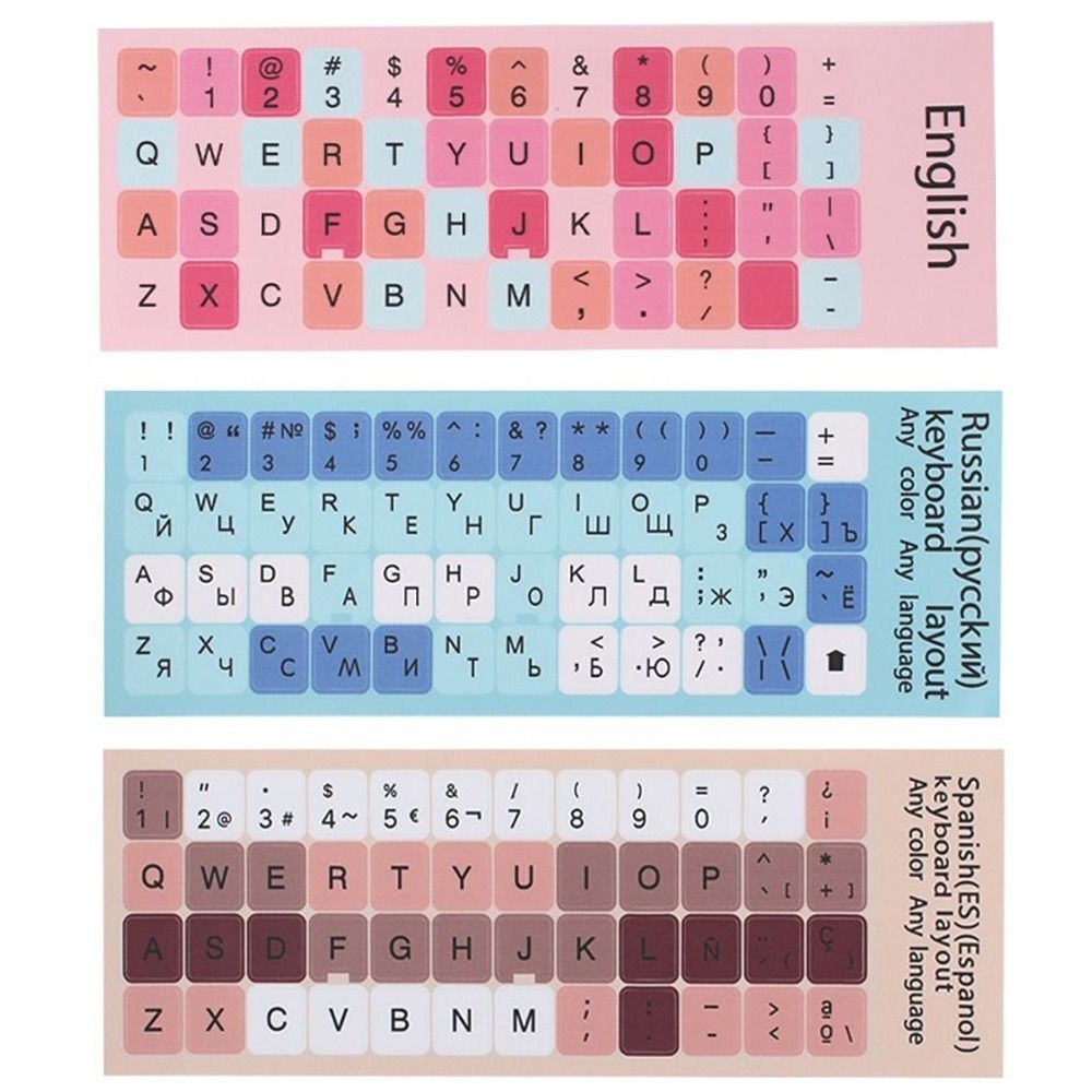 Russian Alphabet Keyboard Cheap Layout Waterproof Russian Letters