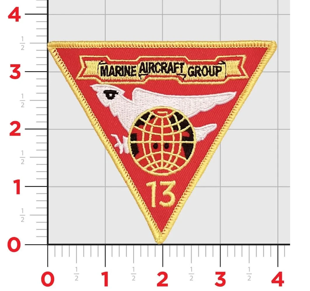 MARINE CORPS MAG-13 MARINE AIR GROUP EMBROIDERED PATCH | eBay