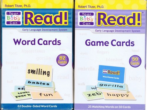 Your Baby Can Read ! Game Cards & Word Cards | eBay