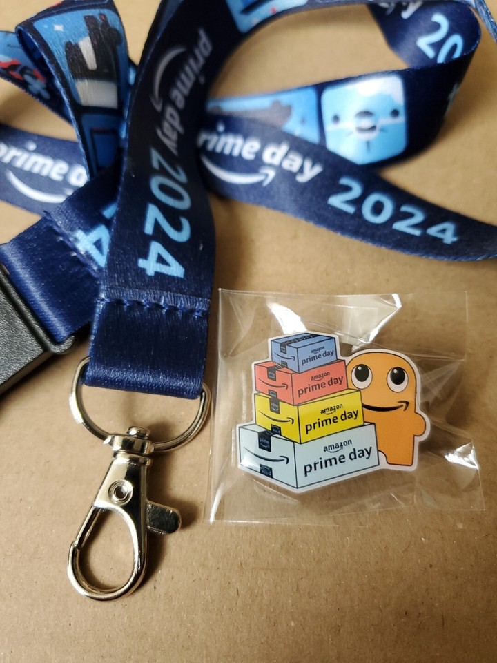 Amazon Prime Day 2024 Lanyard & 2024 Prime Peccy Pin | eBay