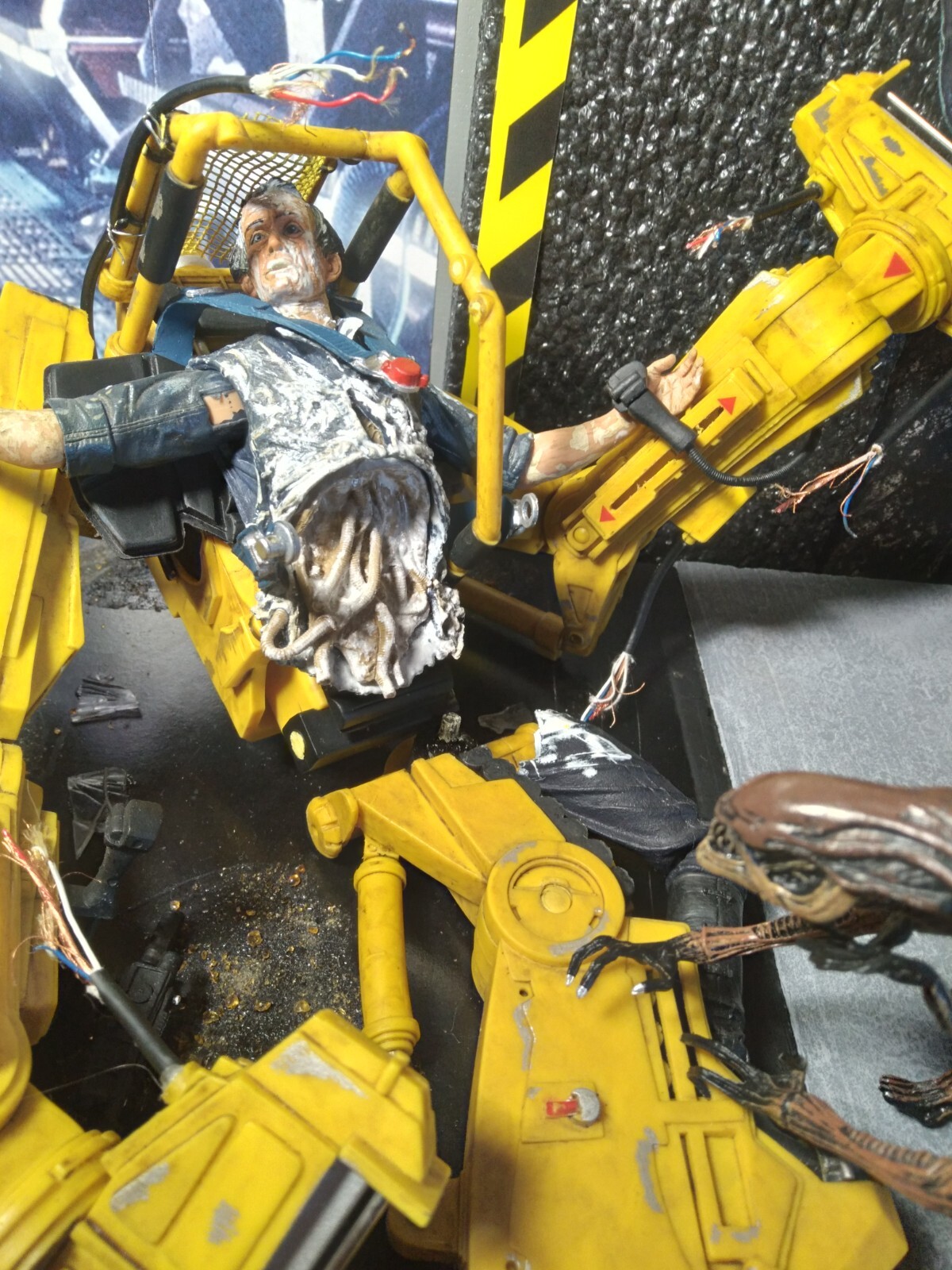 NECA ALIENS HUGE LOT DIORAMA RIPLEY,NEWT,HICKS,HUDSON,QUEEN, XENOMORP U ...