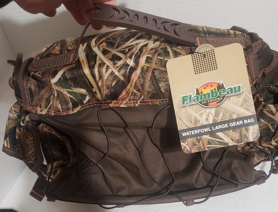 Flambeau Waterfowl LARGE Gear Bag Mossy Oak Shadow Grass 12.5" x 9"x 5 ...