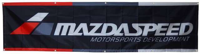 MazdaSpeed Banner Flag Mazda Motorsports 2x8Ft Banner | eBay