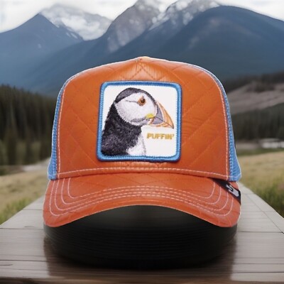 Goorin Bros PUFFIN - "Words, words, words" Trucker Hat Baseball Bird ...