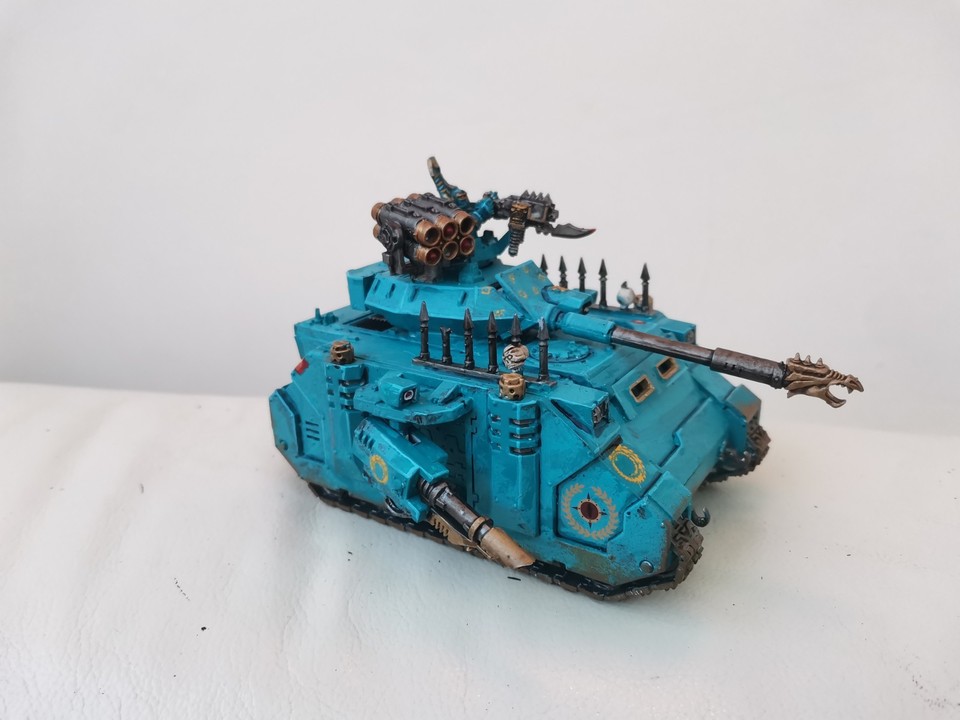 Warhammer 40k Thousand Sons Predator level 4 pro Painted. | eBay