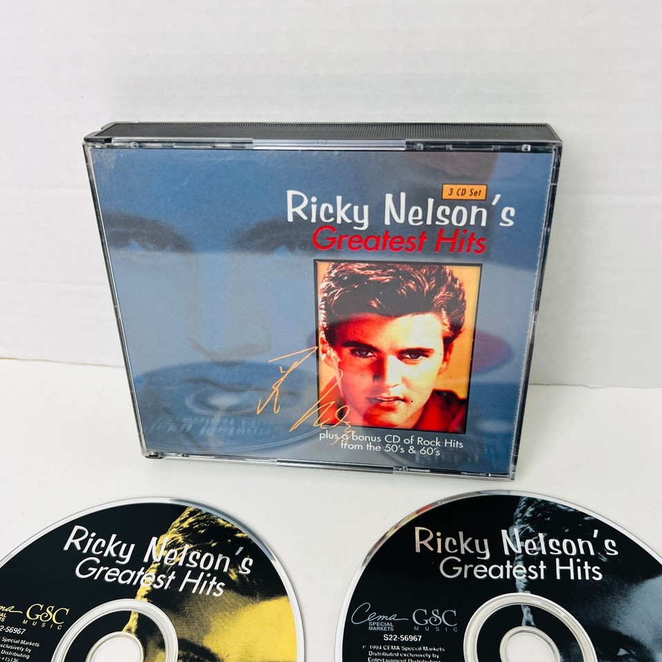 Ricky Nelson's Greatest Hits 3 CD Set 1994 Rock Pop | eBay