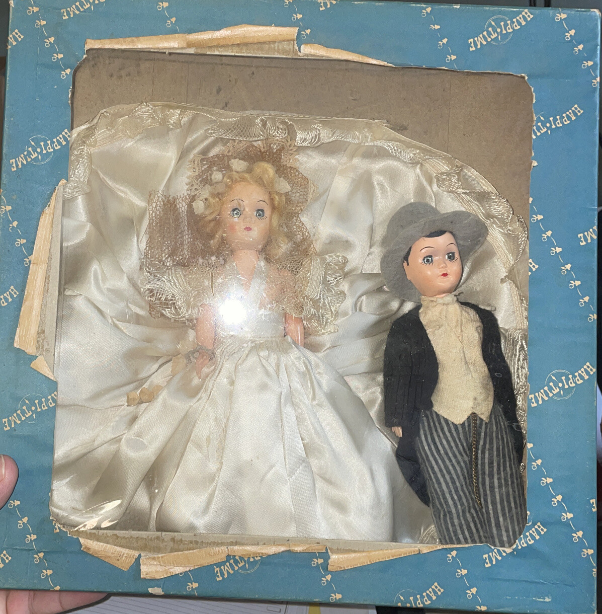 Antique Doll Happi Time Wedding Groom And Bride Rare | eBay
