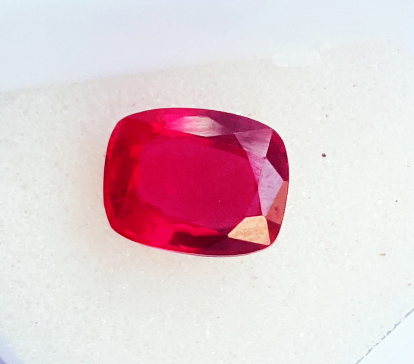 100% Natural Red Ruby Loose Gemstone 3.20 Ct Certified With Free Gift ...