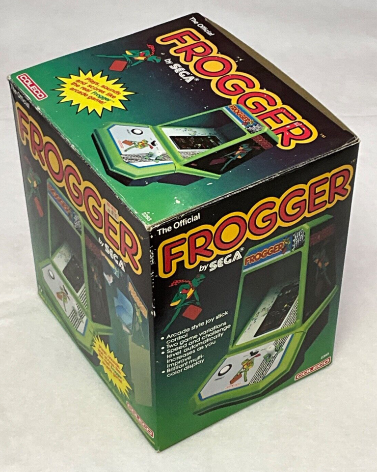 FROGGER COLECO MIDWAY VINTAGE HANDHELD TABLETOP ARCADE GAME, 1982, VERY ...