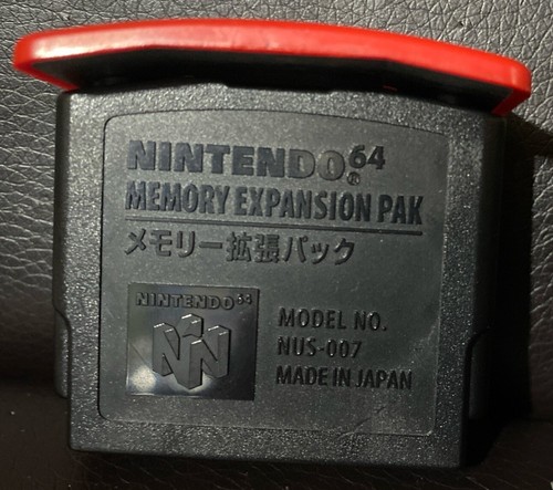 N64 Expansion Pak Pack Nintendo 64 Official Memory OEM Original NUS-007 ...