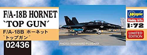 Hasegawa 1/72 US Navy F/A-18B Hornet Top Gun Plastic Model kit 23cm | eBay