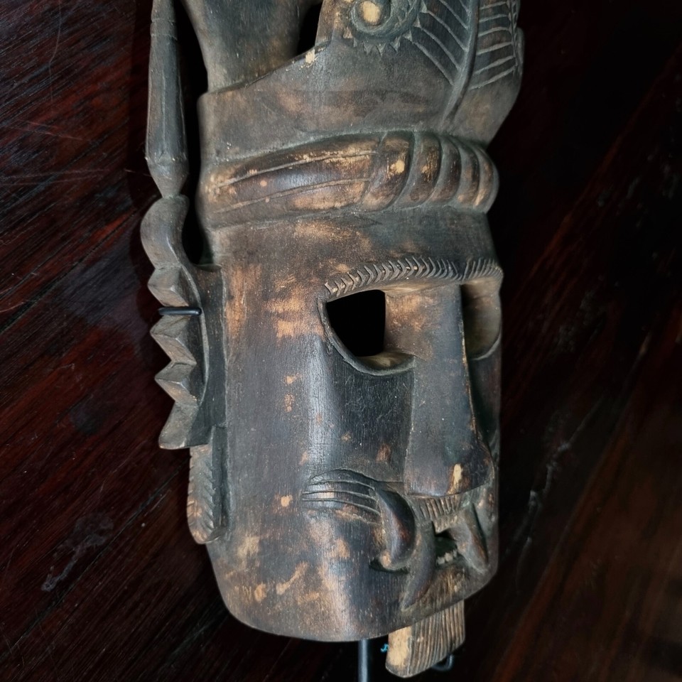 Museum Worthy Nias Island Mask Extremely Rare Masque Tribal Art Takula ...