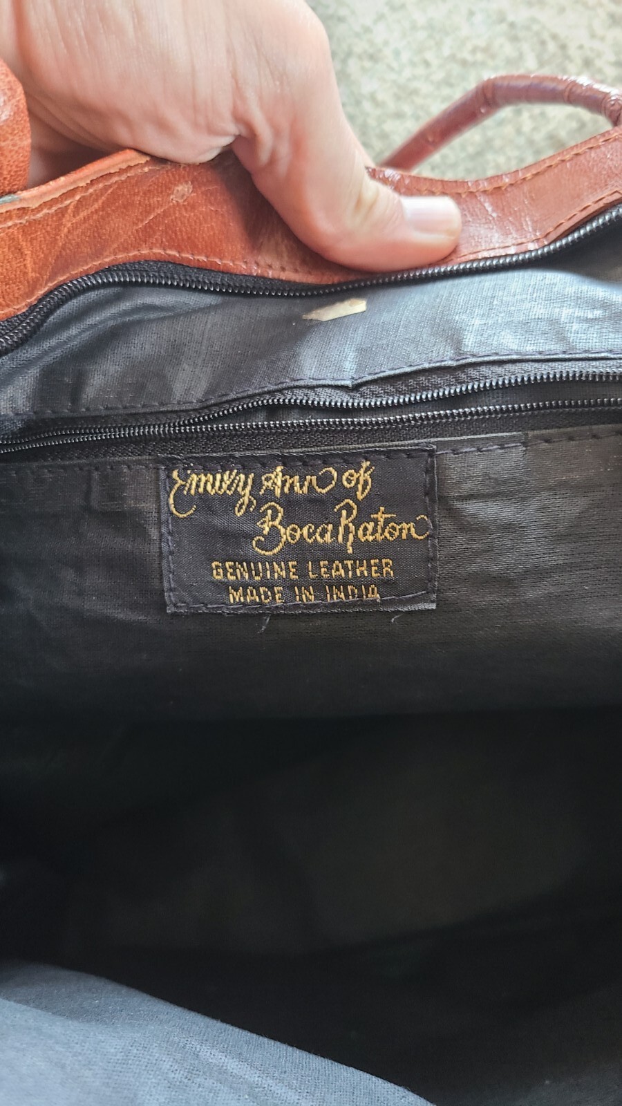 Vintage Emily Ann Of Boca Raton Brown Leather Elephan… - Gem