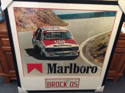 BATHURST HANDSIGNED BROCK 05 COMMODORE MARLBORO POSTER HOLDEN DEALER ...